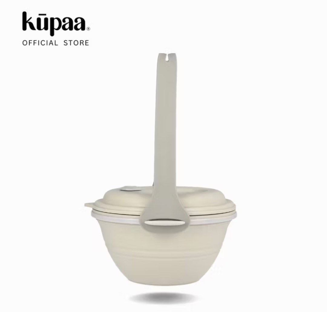 Kupaa reusable lunch box bowl & carrier duet handle takeaway dabao ...
