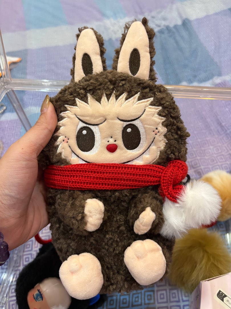 Labubu Sling Bag and Wings of Fortune Plush, Hobbies & Toys, Toys ...
