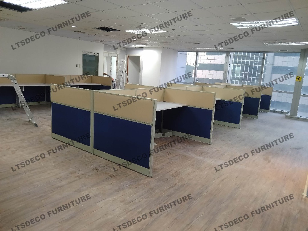 LAMINATED WORKSTATION OFFICE PARTITION, Furniture & Home Living, Office ...