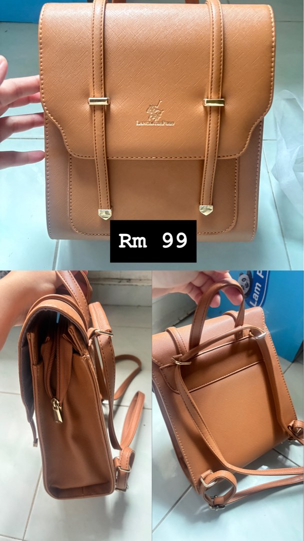 Lancaster Polo Club Backpack, Women's Fashion, Bags & Wallets ...