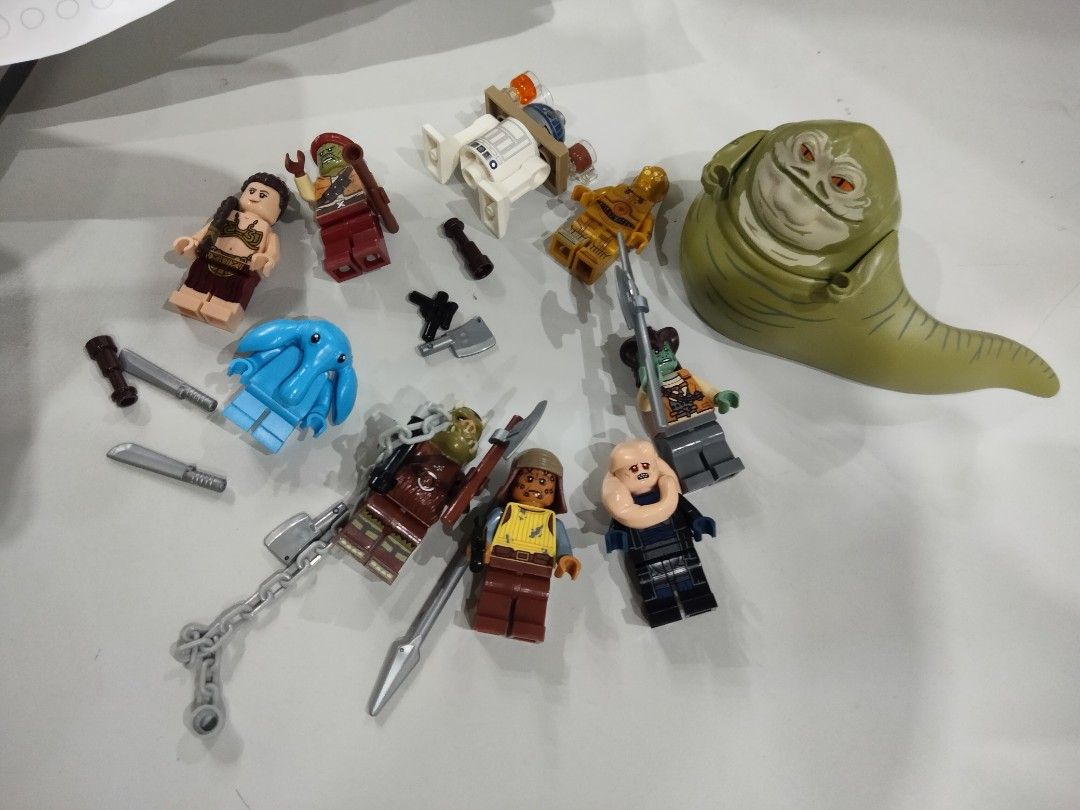 Lego Star Wars Minifigures and Jabba the Hutt, Hobbies & Toys, Toys ...