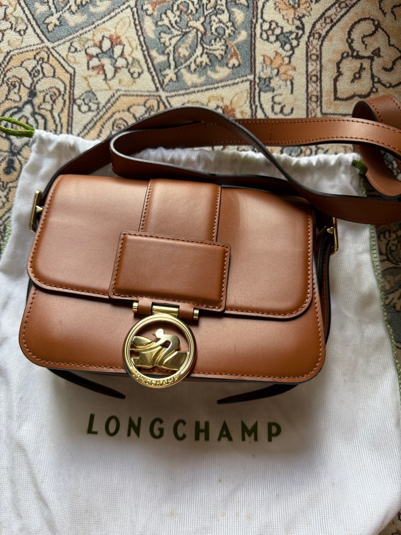 (AUTHENTIC) Longchamp Box Trot S Crossbody Bag in Brown, Luxury, Bags ...