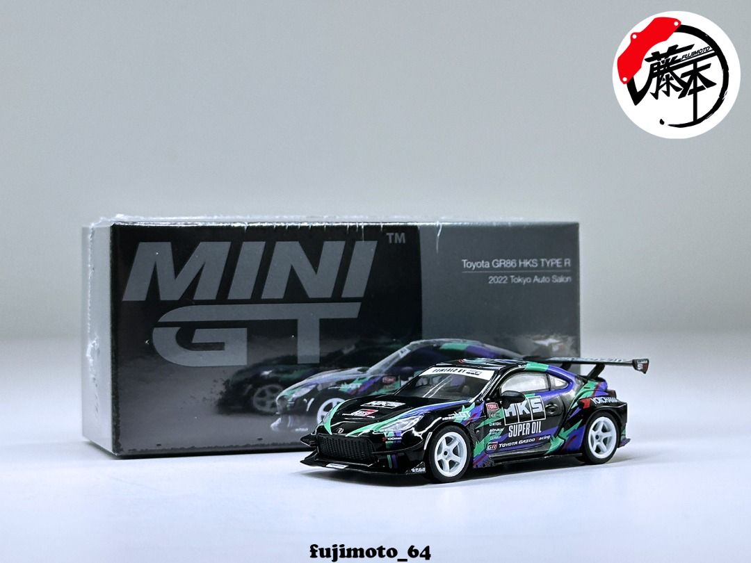 MINI GT 1/64 #1005 TOYOTA GR86 HKS TYPE R 2022 TOKYO AUTO SALON RHD, Hobbies & Toys, Toys ...