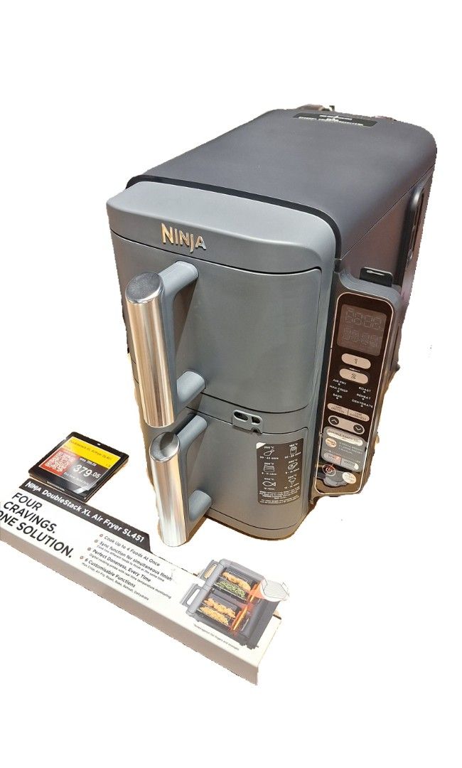 Ninja Double Stack XL Air Fryer SL451, TV & Home Appliances, Kitchen ...