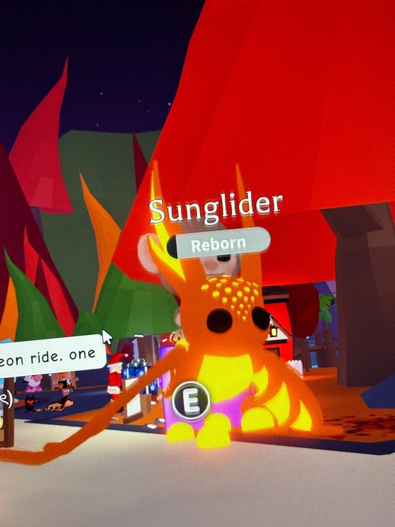 Nr sunglider adopt me Adm neon ride, Video Gaming, Gaming Accessories ...