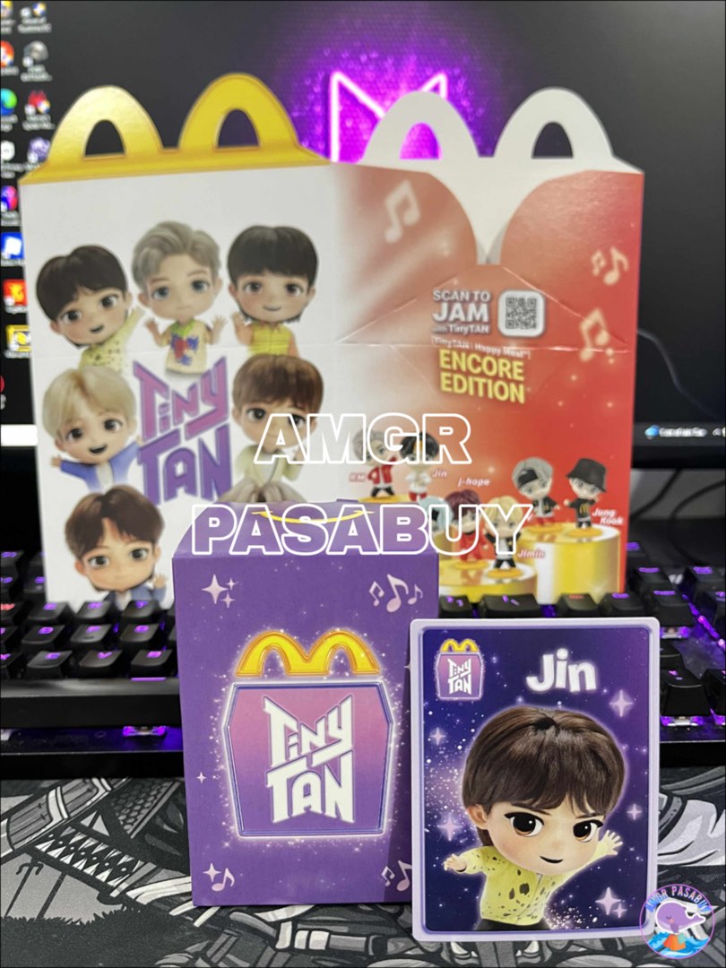 ON HAND BTS TINYTAN x Mcdo JIN ( Throwback Edition ), Hobbies & Toys, Memorabilia & Collectibles ...