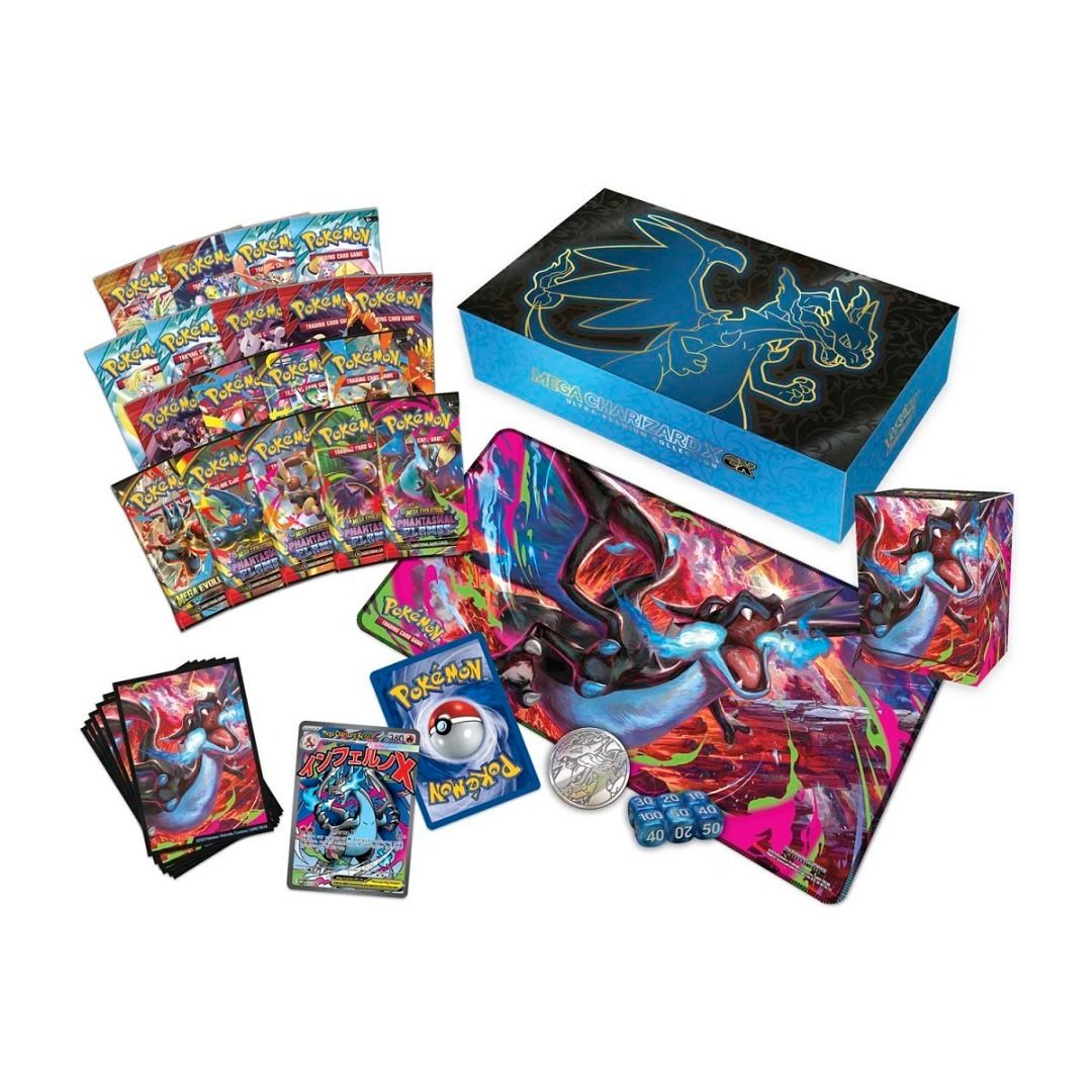 Pokemon PTCG ME02 Phantasmal Flames Packs Mega Charizard X Inferno X 美版 ...