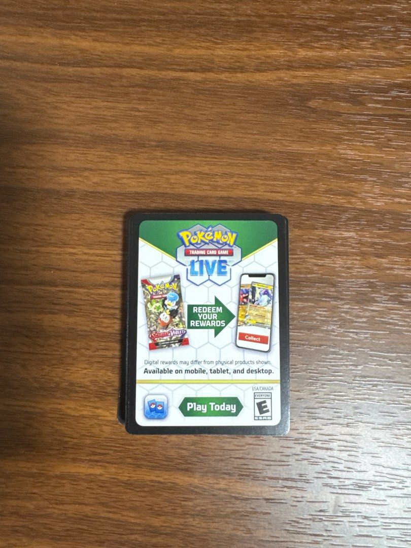 Pokemon TCG Live Redeem Card, Hobbies & Toys, Toys & Games on Carousell