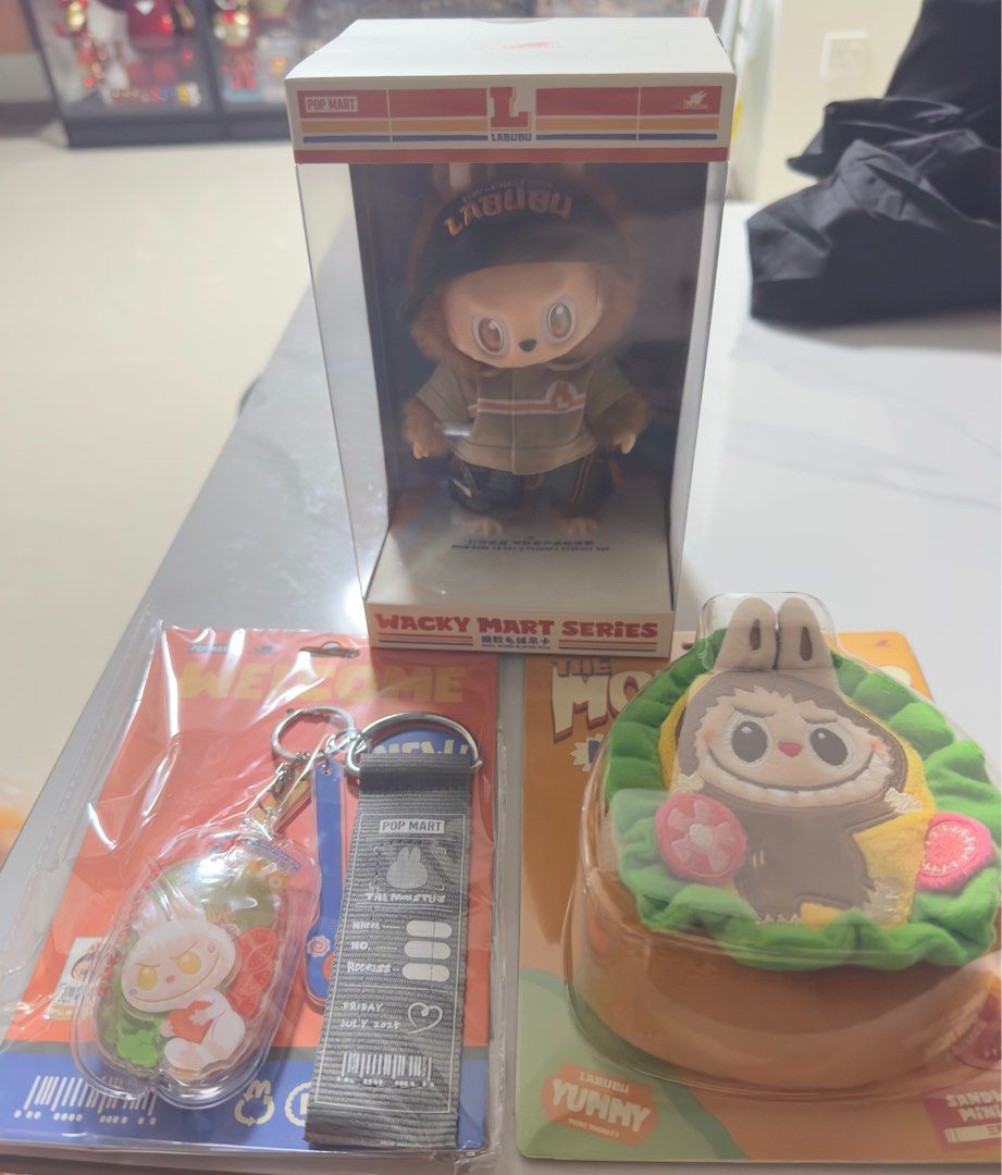 [POP MART Labubu The Monsters] Wacky Mart Series Blister Pendant ...