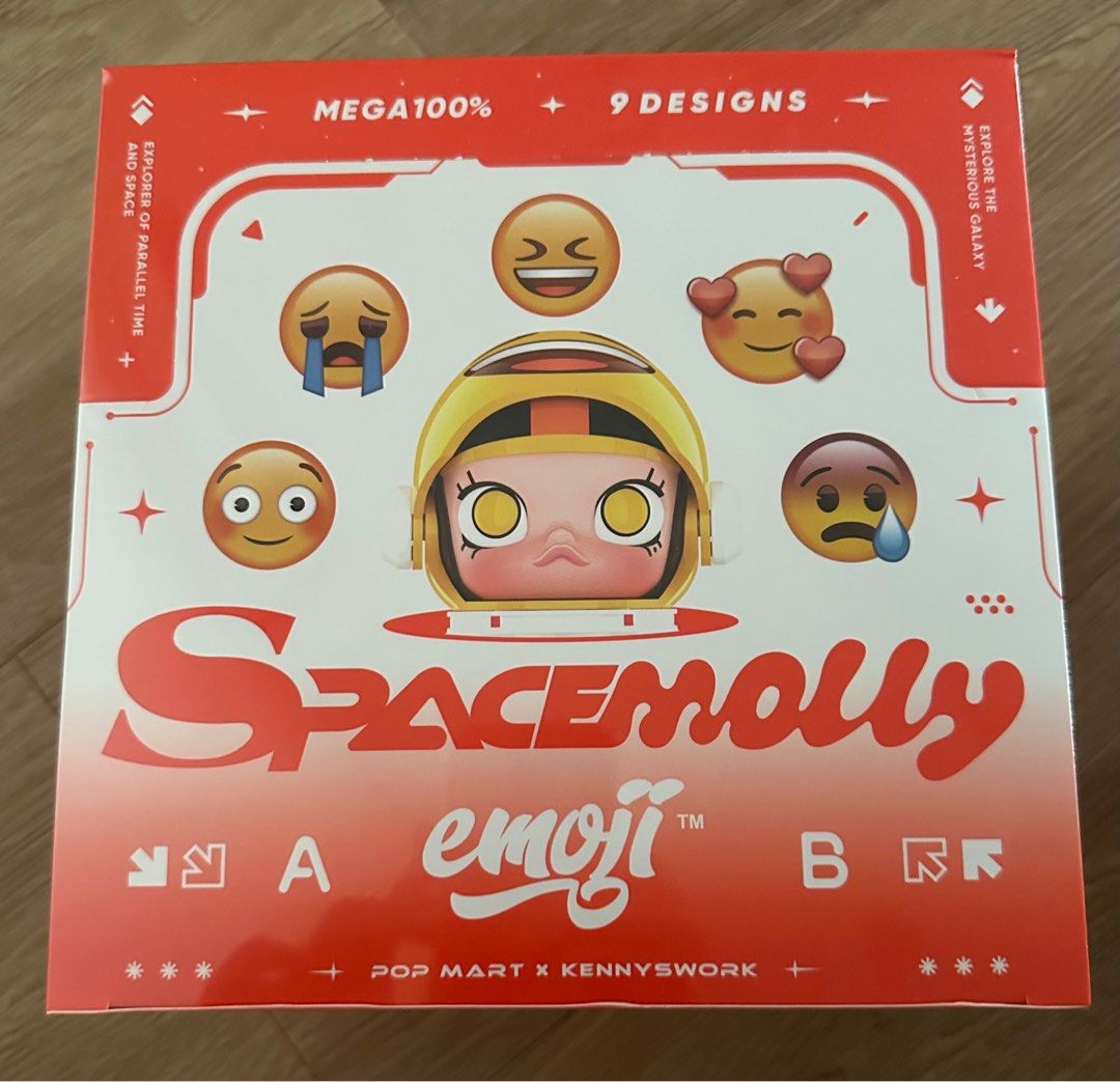 POP MART x Kennyswork Spacemolly Emoji, Hobbies & Toys, Toys & Games on ...
