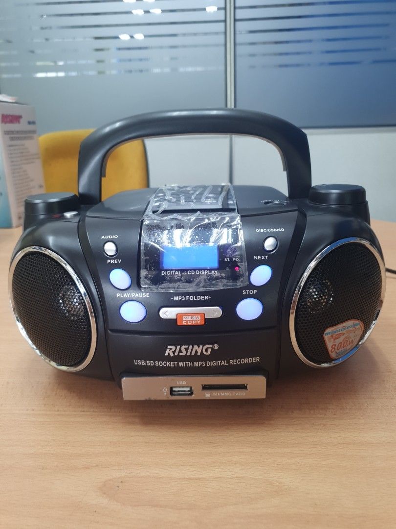 Brand New Rising RS-789 Portable DVD/CD/MP3 Player with Remote control ...