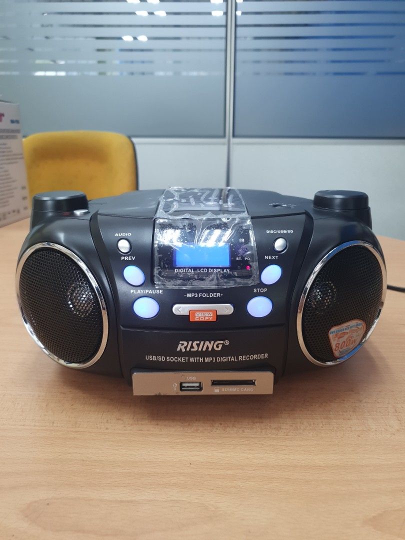 Brand New Rising RS-789 Portable DVD/CD/MP3 Player with Remote control ...