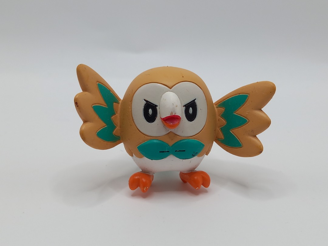"Rowlet" Nintendo Pokemon Tomy Action Figure, Hobbies & Toys, Toys ...