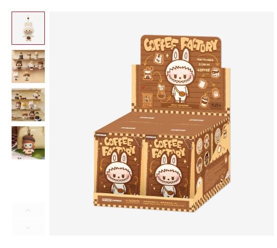 [Sealed Box] POP BEAN Coffee Factory Series Plush Pendant labubu ...