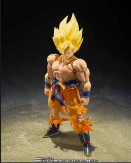 9月現貨 啡盒未開 PB 港魂限定 bandai -SHF 孫悟空 傳說的超級撒亞人 超~龍珠 s.h.figuarts SUPER ...