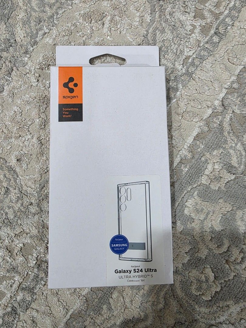 Spigen Galaxy S24 Ultra Hybrid Case - Crystal Clear, Mobile Phones ...