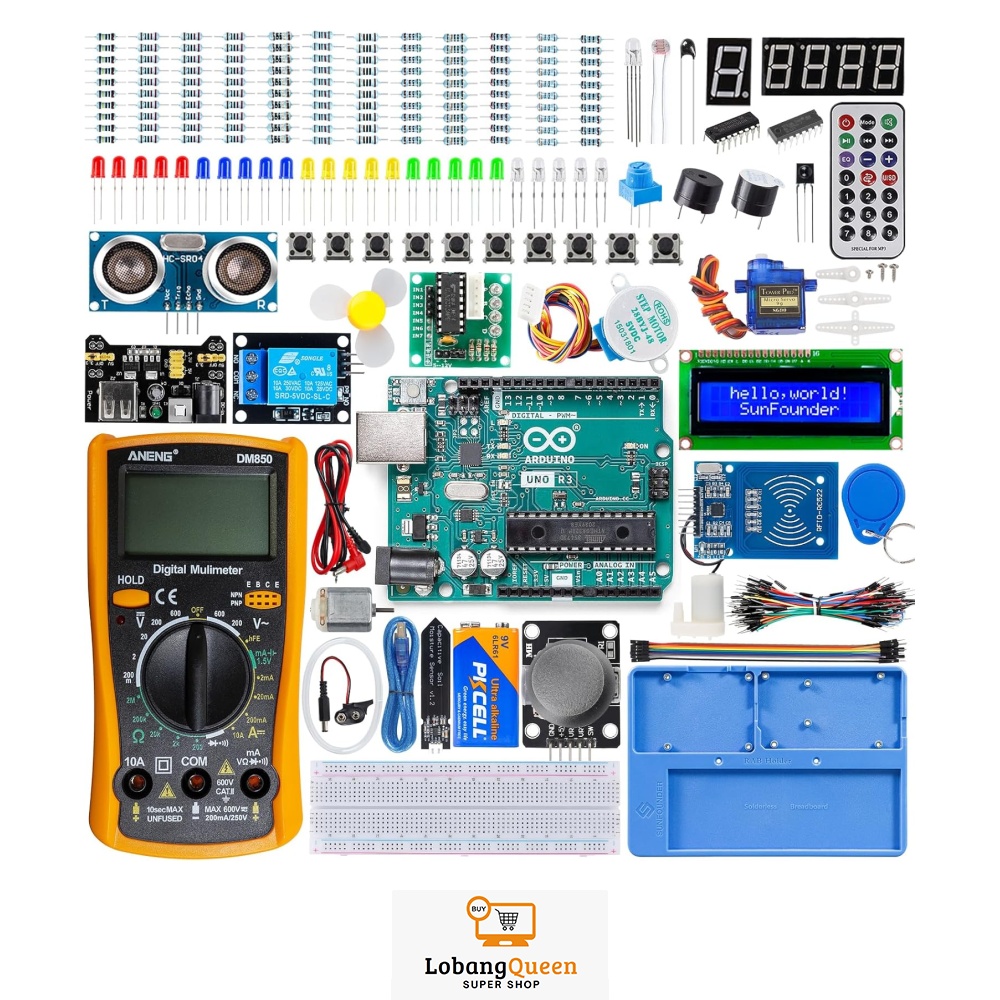 SunFounder Inventor Lab Starter Kit with Original Arduino Uno R3 REV3 ...