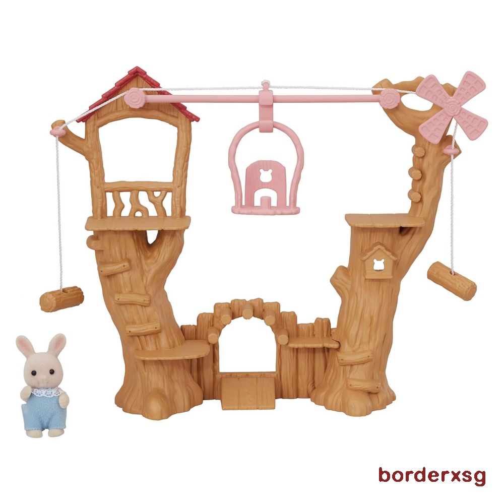 Sylvanian Families Family Trip Playground Equipment [Cute Ropeway Set ...