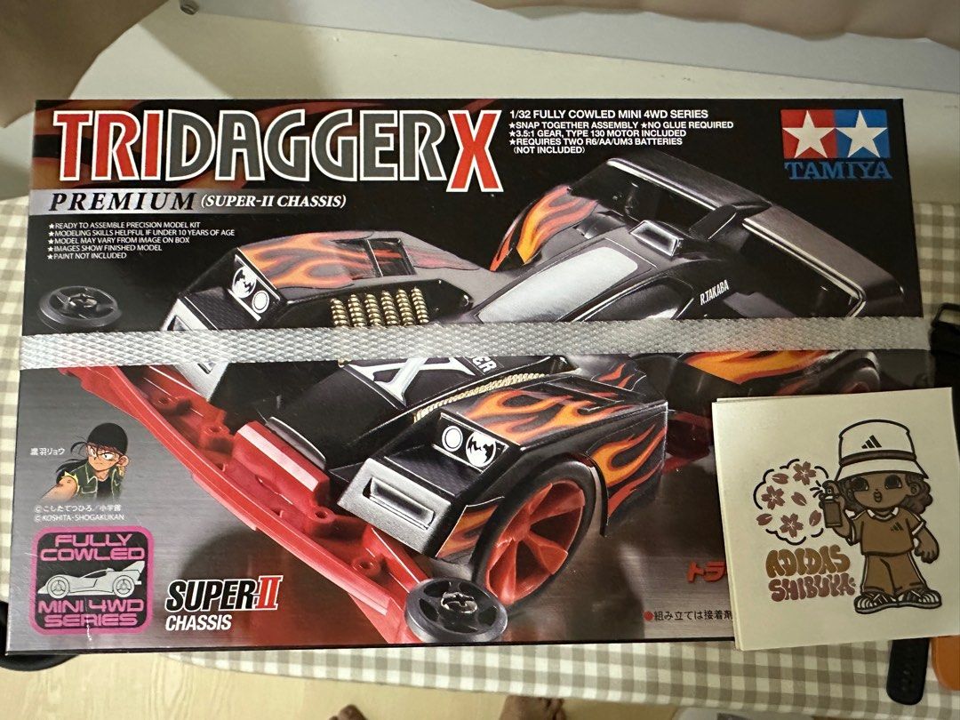 Tamiya Tridagger X Premium (Super-II Chassis) Mini 4WD, Hobbies & Toys ...
