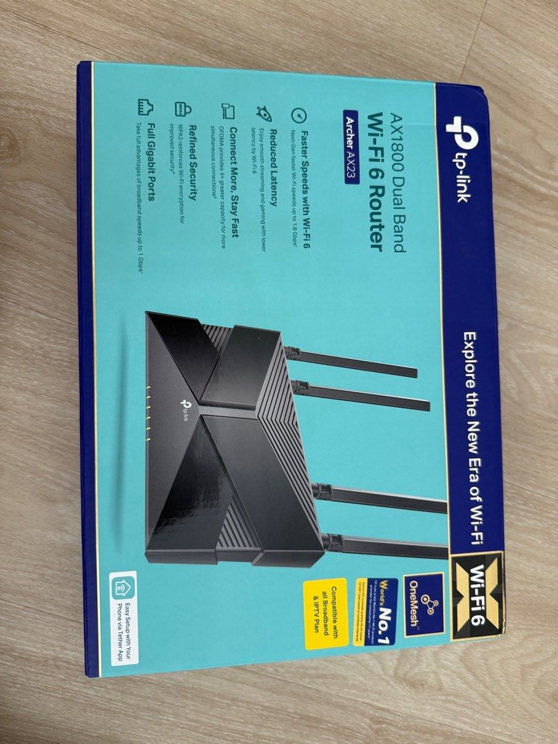 TP-Link AX1800 Dual Band Wi-Fi 6 Router, Computers & Tech, Parts ...