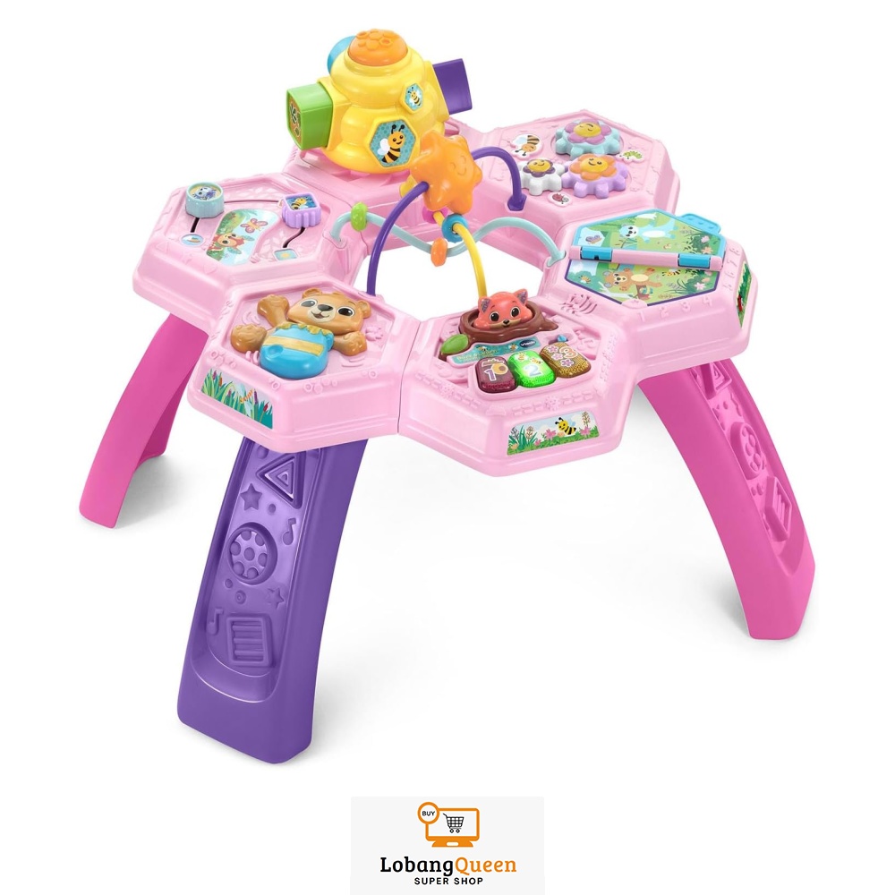 VTech Buzz and Learn Activity Table with Seven Interactive Play Zones ...