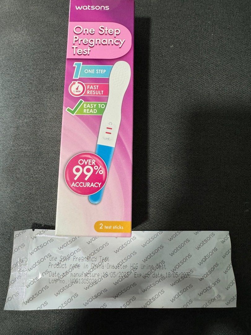 Watsons One Step Pregnancy Test, Babies & Kids, Maternity Care on Carousell