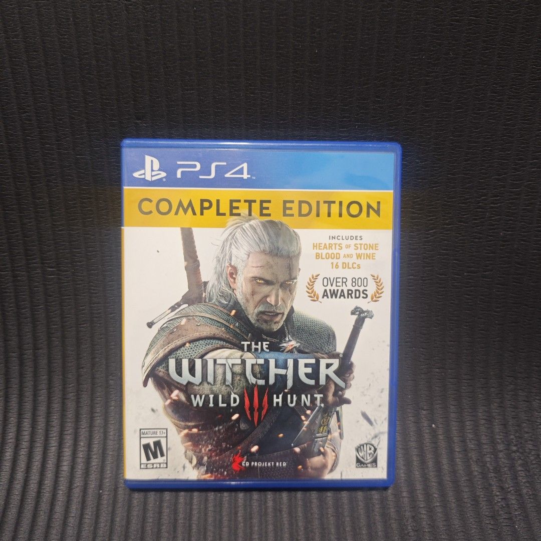 Witcher 3 Wild Hunt PS4 Game (R1), Video Gaming, Video Games ...