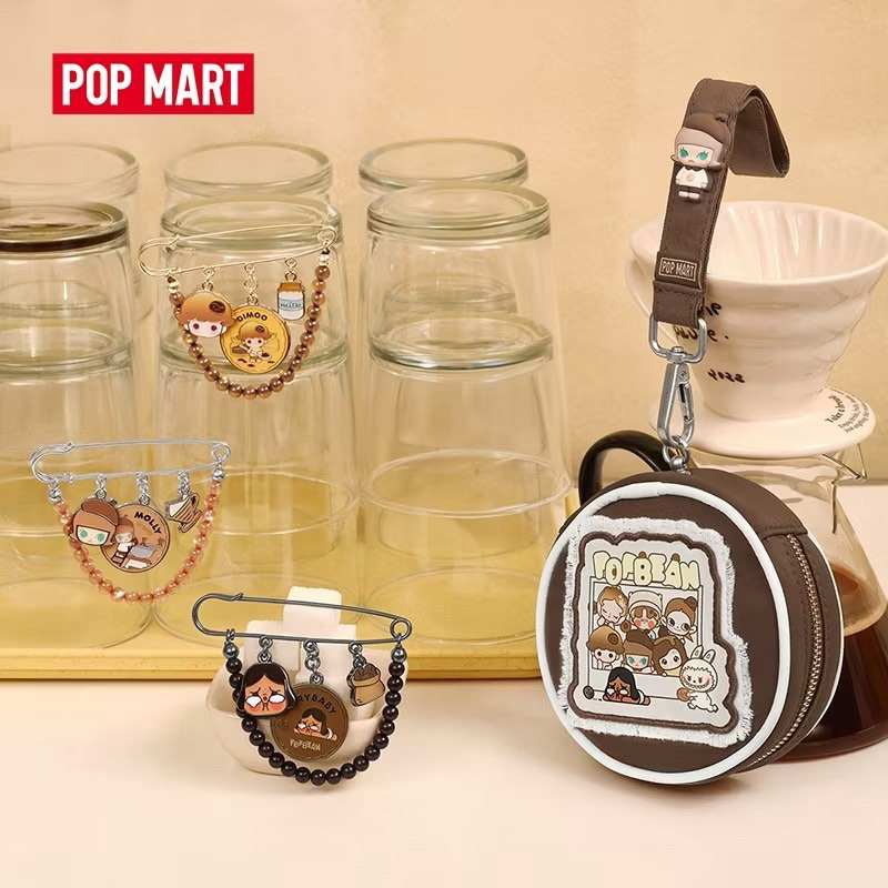 POP MART POP BEAN Coffee Factory Series-Perforated Handbag Skullpanda ...