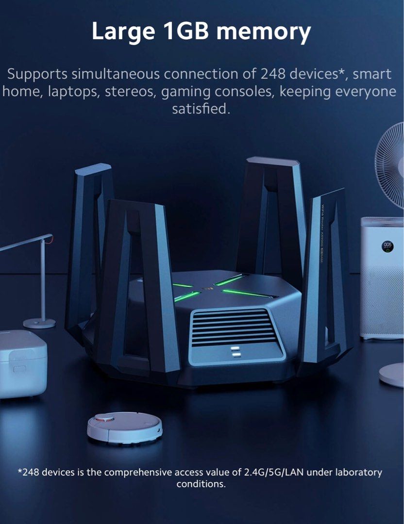 Xiaomi Mi Gaming Router AX9000 - Wi-Fi 6 awesome good , Computers ...