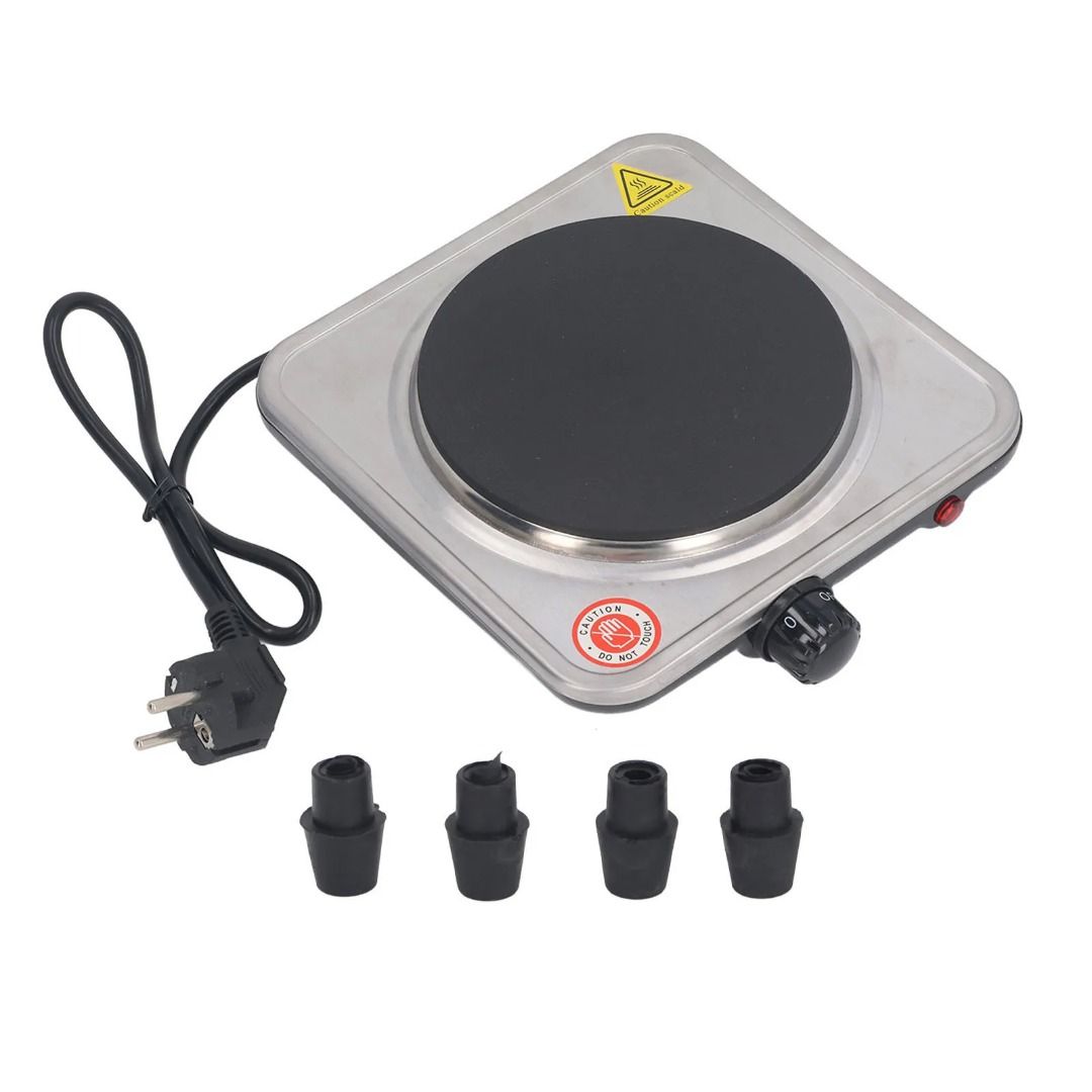 1000W Electric Stove Countertop Single Burner 5 Level Temperature ...