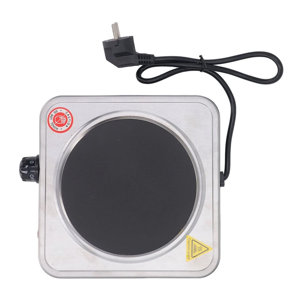 1000W Electric Stove Countertop Single Burner 5 Level Temperature ...