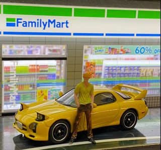 HOBBY JAPAN 1/64 INITIAL D MAZDA RX-7 (FC3S) / INITIAL D VS KYOICHI ...