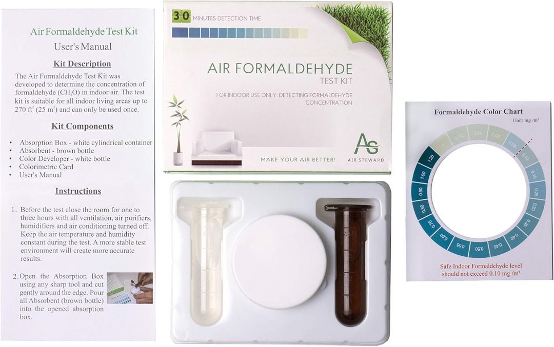 Air Formaldehyde (HCHO) DIY test kit - Know What's in the Air that ...