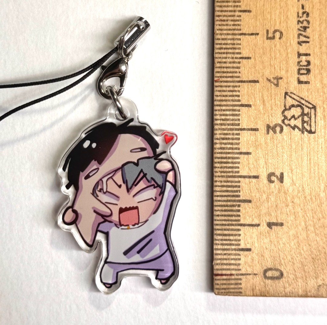 Anime Acrylic Keychain Ivan Till Ivantill Alien STage ALNST charm mini ...
