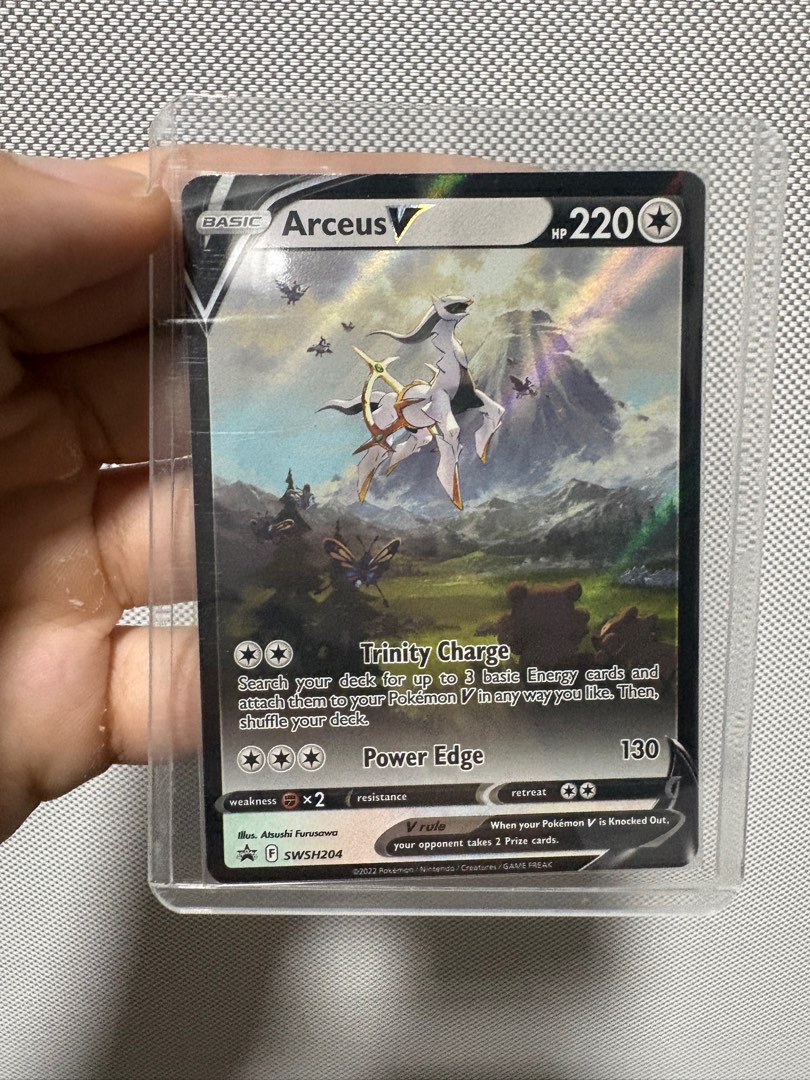 Arceus v promo card set, Hobbies & Toys, Toys & Games on Carousell