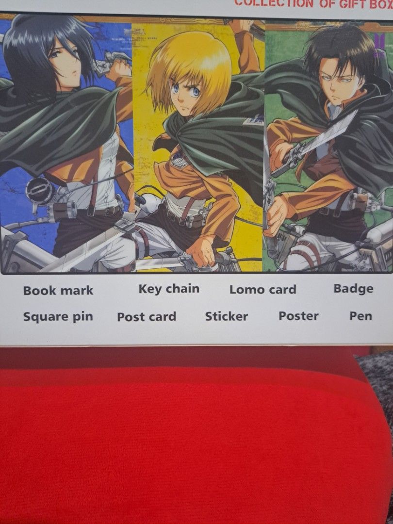 Attack on Titan Gift Box Collection, Hobbies & Toys, Toys & Games on ...