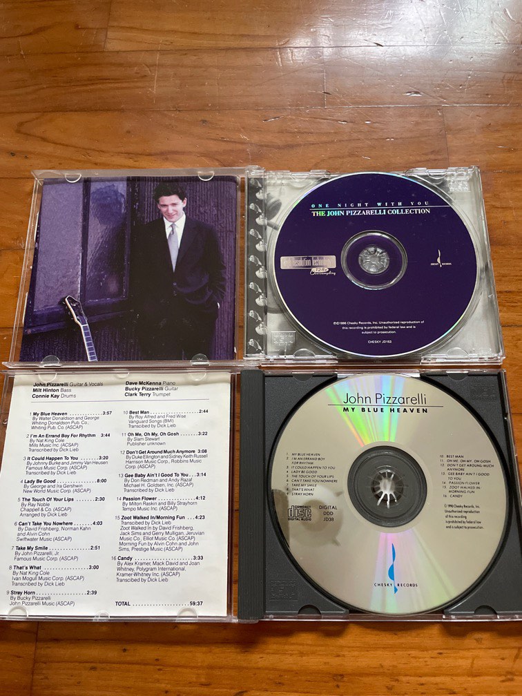 Audiophile Jazz Chesky Records John Pizzarelli CD, Hobbies & Toys, Music & Media, CDs & DVDs on ...