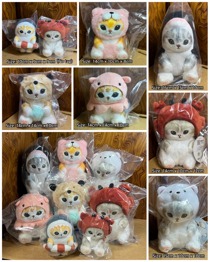[Authentic] Assorted Mofusand Plush (Bear|Crab|Killer Whale|Octopus ...
