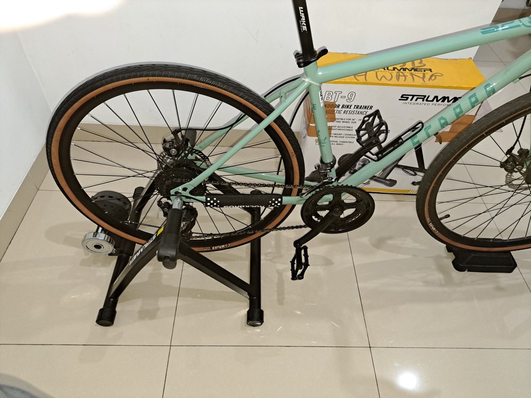 bike trainer strummer BT 9, Olah Raga, Sepeda di Carousell