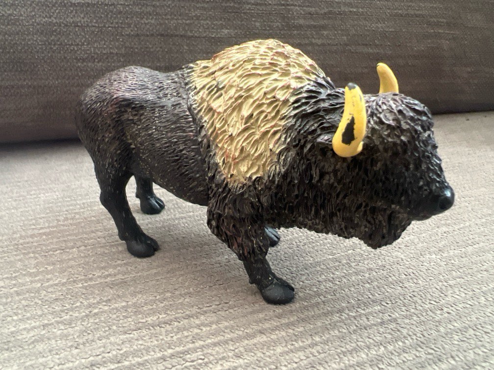 Bison Figurine, Hobbies & Toys, Toys & Games on Carousell