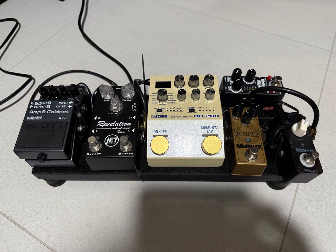 Boss dd200 wampler Ibanez Tube Screamer TS808HW Kingsley guitar pedals ...