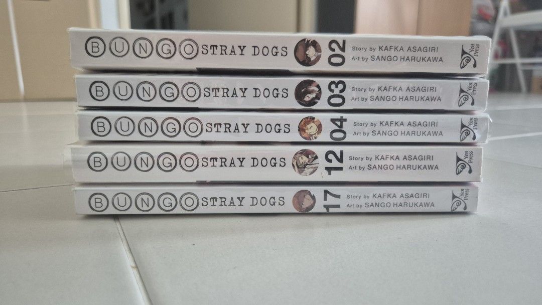 Bungo Stray Dogs Manga Volumes 2, 3, 4, 12, 17, Hobbies & Toys, Books ...
