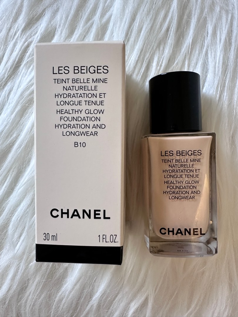 Chanel Les Beiges Healthy Glow Foundation B10, Beauty & Personal Care ...