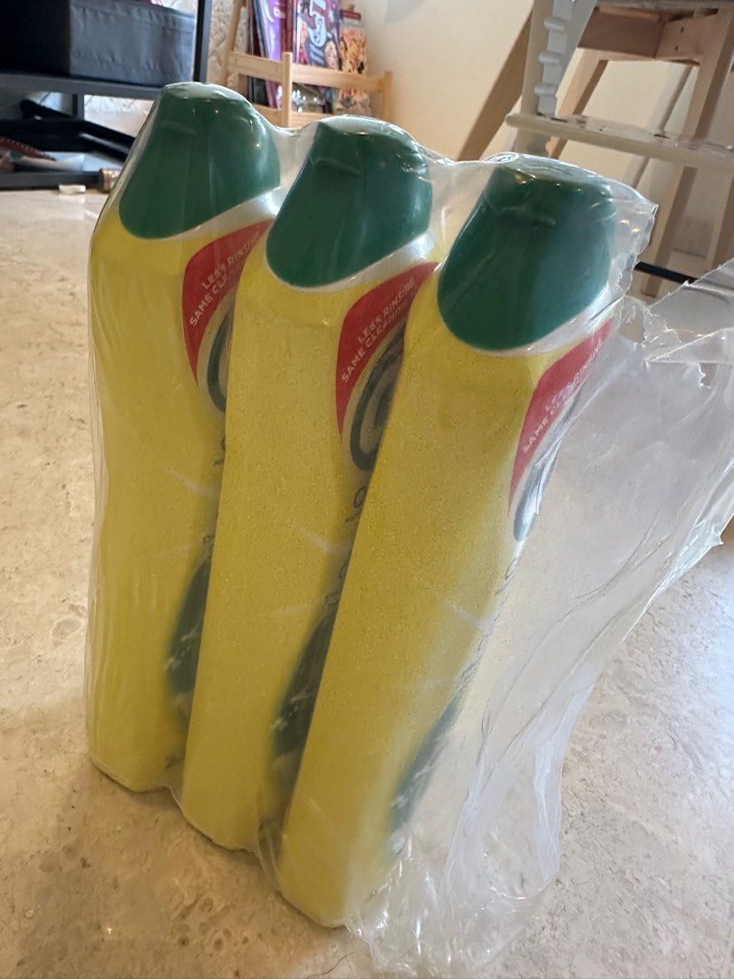 Cif Cream Multi-Surface Cleaner - Lemon Scent, Furniture & Home Living ...