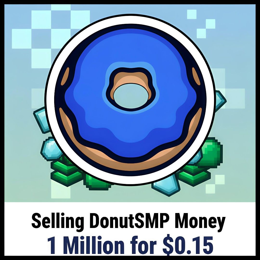 Donut SMP Money, Video Gaming, Gaming Accessories, In-Game Products on Carousell