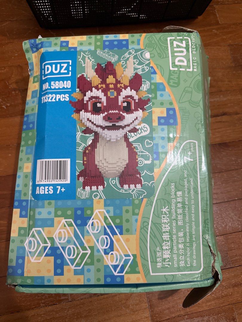 DUZ Magic Blocks Dragon Building Set - 11322 Pieces, Hobbies & Toys ...