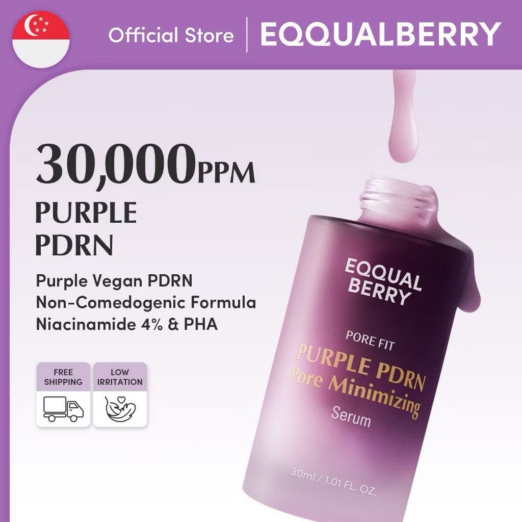 Eqqualberry Purple Rice PDRN Pore Minimizing Serum 30ml – Vegan ...