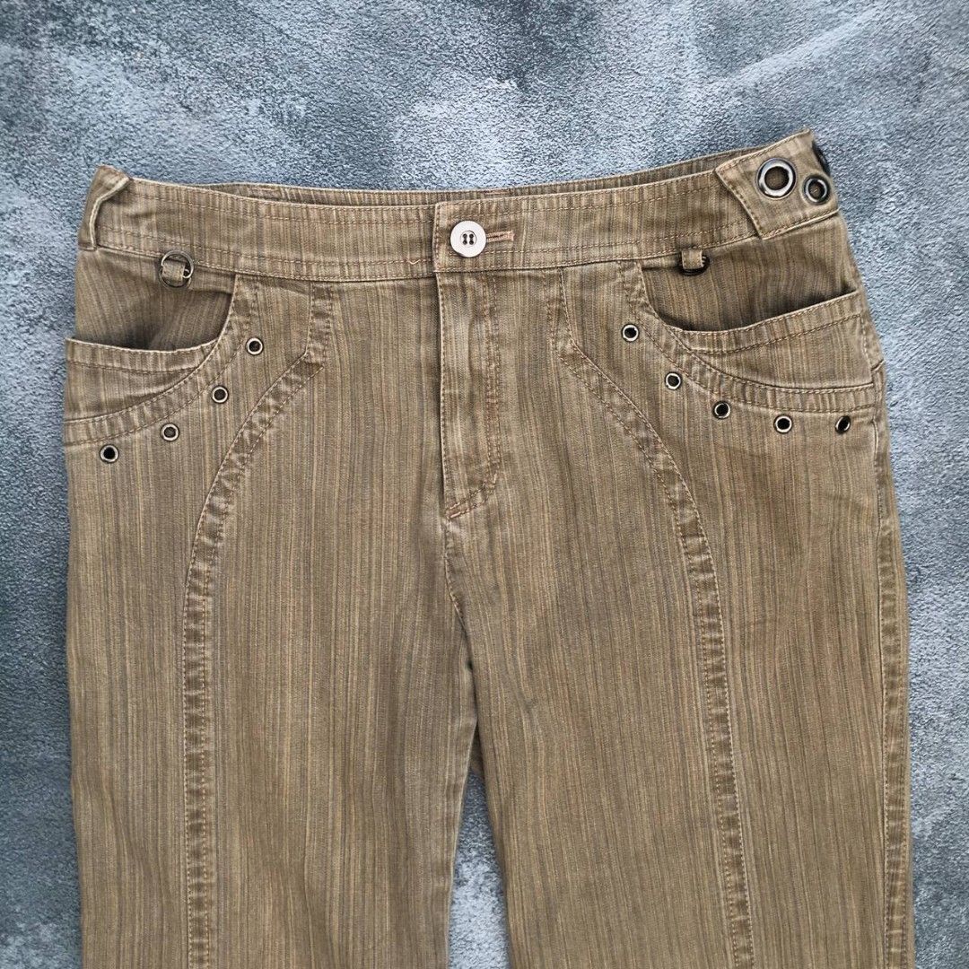 FONTANA GRANDE PANTS BOOTCUT Y2K GRUNGE VKEI JAPANESE BRAND FLARE ...