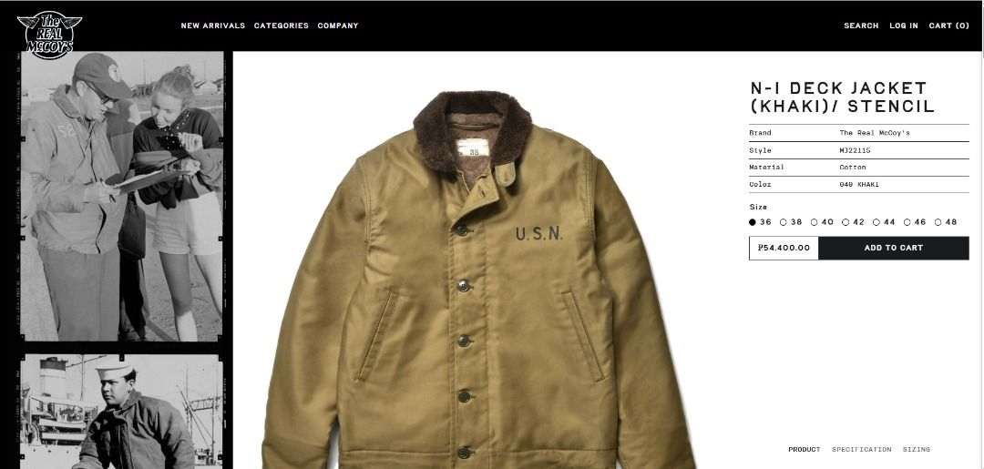 Gap N-1 Deck Jacket S/M, Men's Fashion, Coats, Jackets and Outerwear on ...