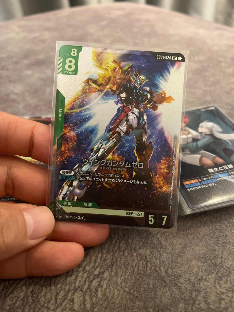 GD01-024 LR Gundam Card Game Wing Zero, Hobbies & Toys, Toys & Games on Carousell